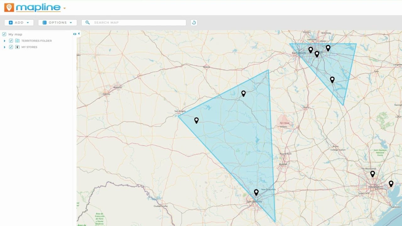 Create a territory map in Mapline