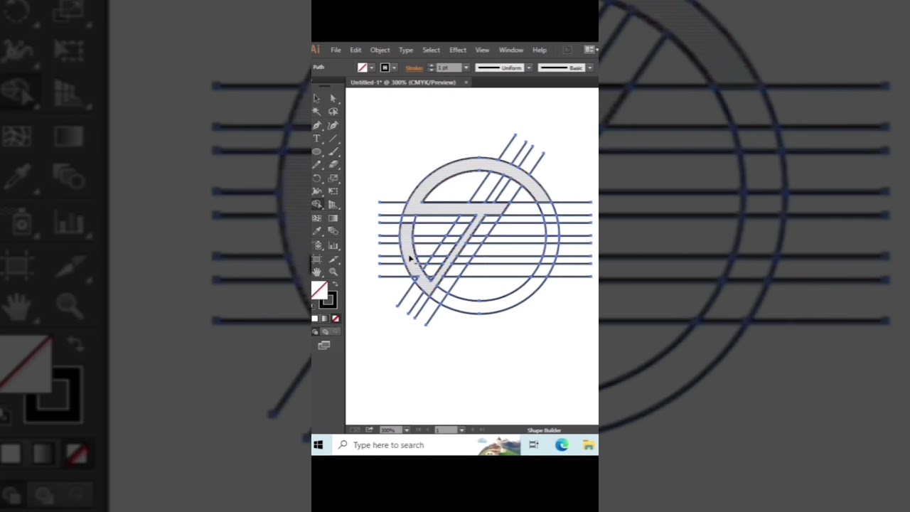 Monogram Logo Design #short #illustrator #logo