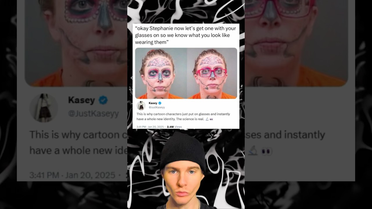 This is why cartoon characters just put on glasses and instantly have a whole new identity