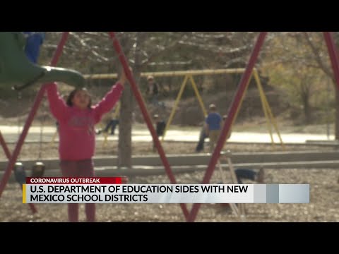 US Department of Education sides with New Mexico school districts