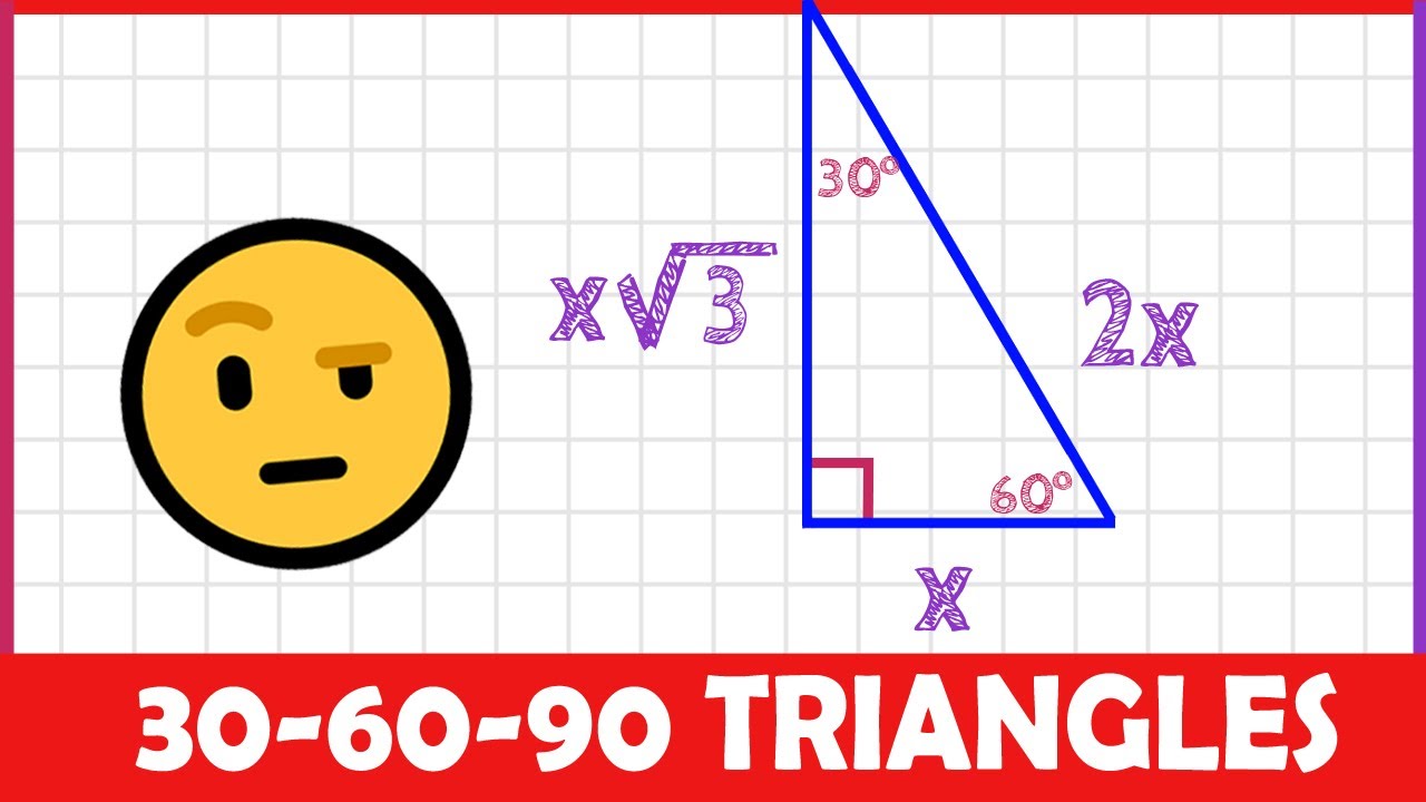 30-60-90 Right Triangles! (2-MINUTE MATH!)