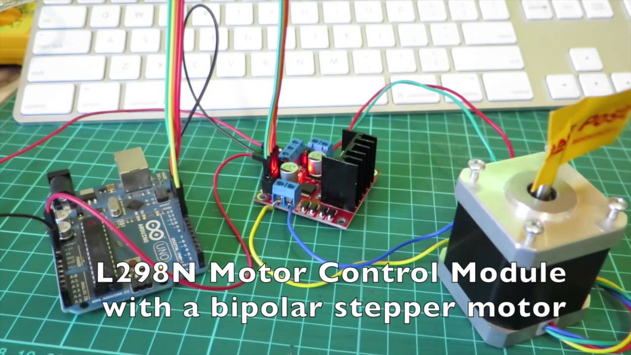 Arduino stepper motor control with L298N