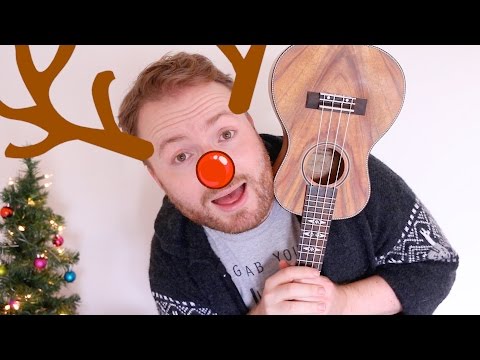 RUDOLPH THE RED-NOSED REINDEER (FUN CHRISTMAS UKULELE TUTORIAL!)