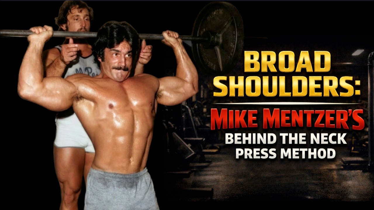 BROAD SHOULDERS: MIKE MENTZER’S BEHIND THE NECK PRESS METHOD #mikementzer   #training   #gym