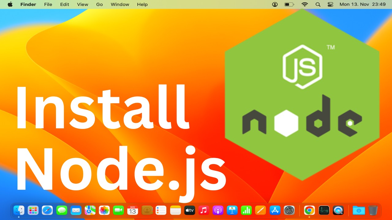 How To Install Node.js on Mac / MacOS (M1 | M2 | M3)