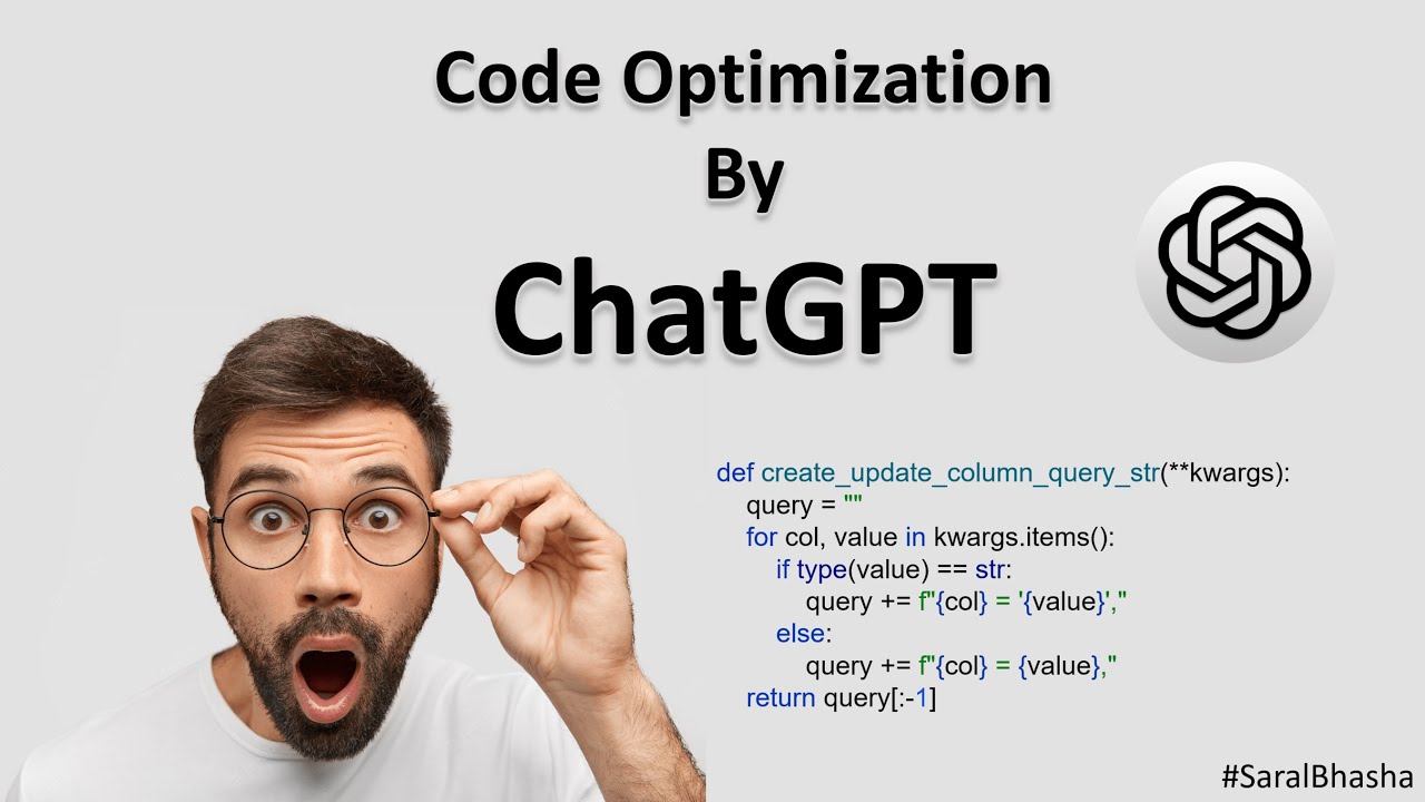 Optimize the code using #chatgpt