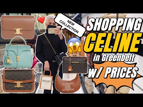 Shopping CELINE New Collection (w/ PRICEs) CELINE Teen Triomphe + Ava + 16 + Triomphe Shoulder Bag