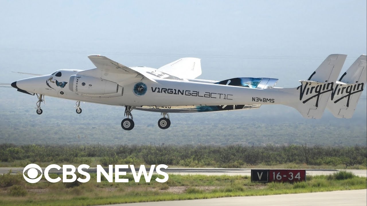 Virgin Galactic launches company's first commercial space flight