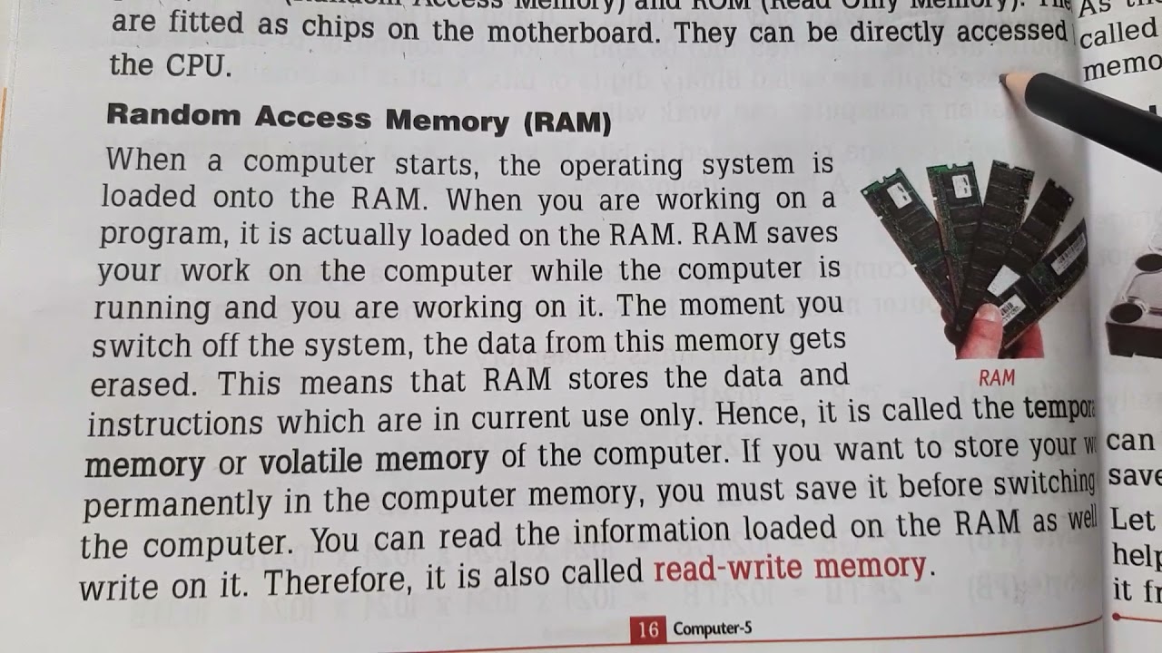Class 5th Computer Chapter 2 (Data Storage Device)