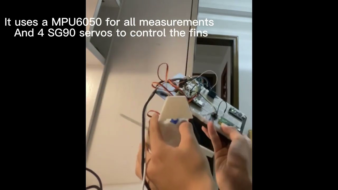 Model rocket active fin control system overview!