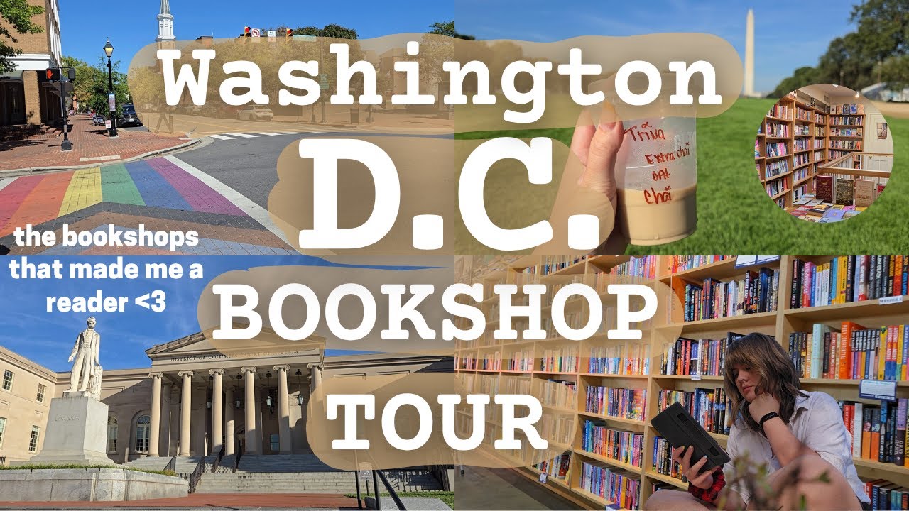 a bookshop tour of Washington D.C. 📚 12+ used and new dmv bookshops w mini-haul