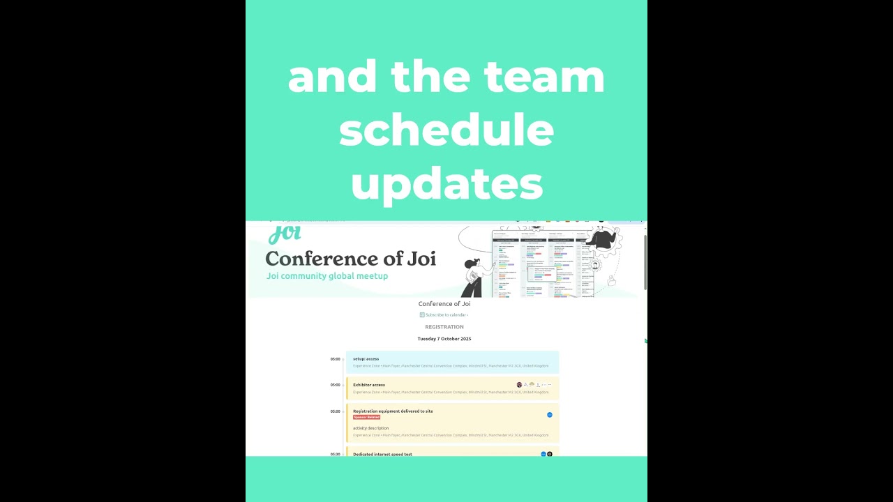 Check out Joi's centralised program builder! #eventautomation #eventmanagementsystem #eventsolutions