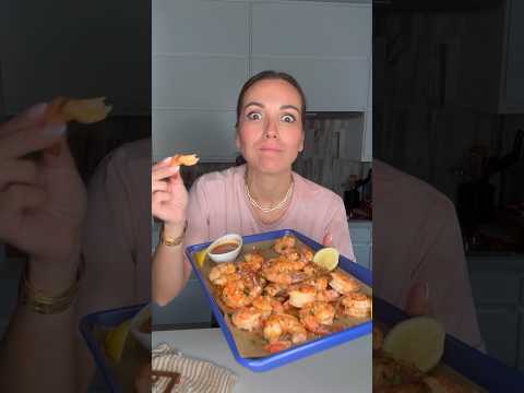 I lose weight eating these Lemon Garlic Parmesan Shrimp #shorts