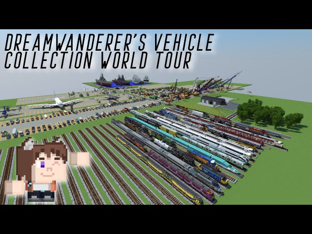 DreamWanderer's Vehicle Collection, and more! Minecraft Map