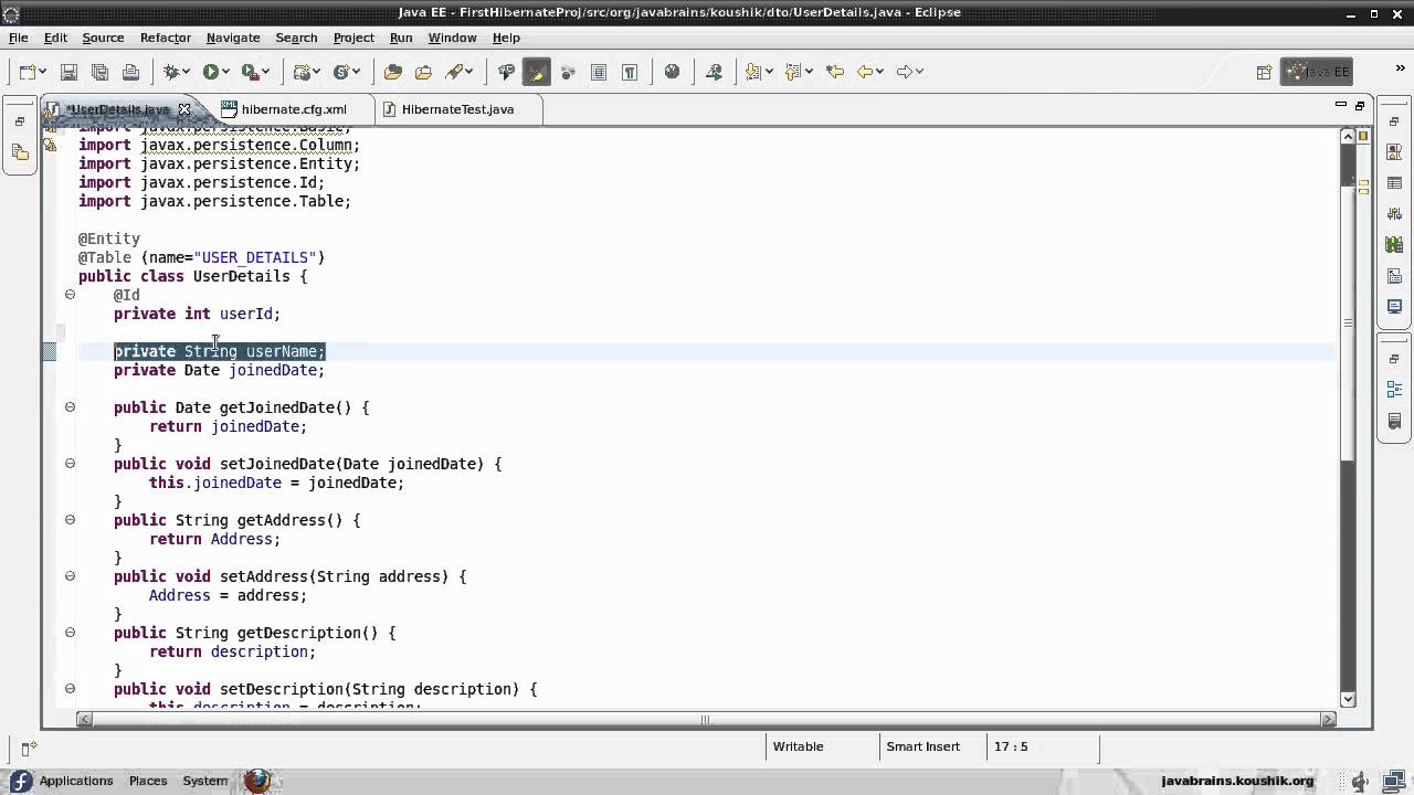 Hibernate Tutorial 05 - More Annotations