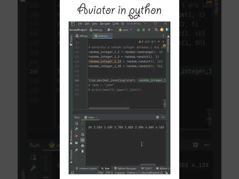 Simple aviator in Python