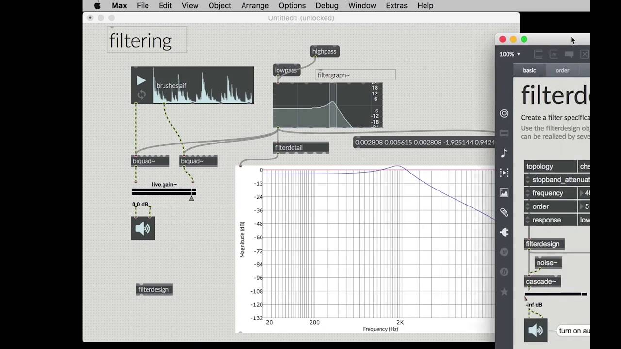Explore Filtering Tools in Max
