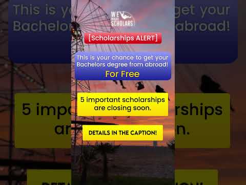 Scholarship Alert!!! Read the description!