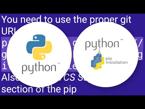 How to install Python package from GitHub?