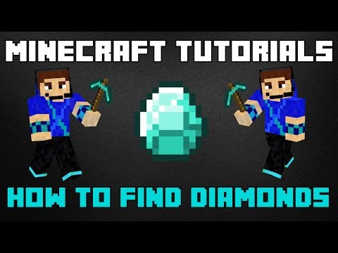 Minecraft Tutorials - How to Find Diamonds in Under 10 Minutes!!! (Branch Mining)