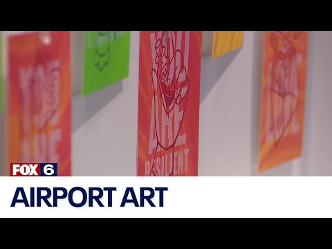 Milwaukee Mitchell International Airport unveils art installation | FOX6 News Milwaukee