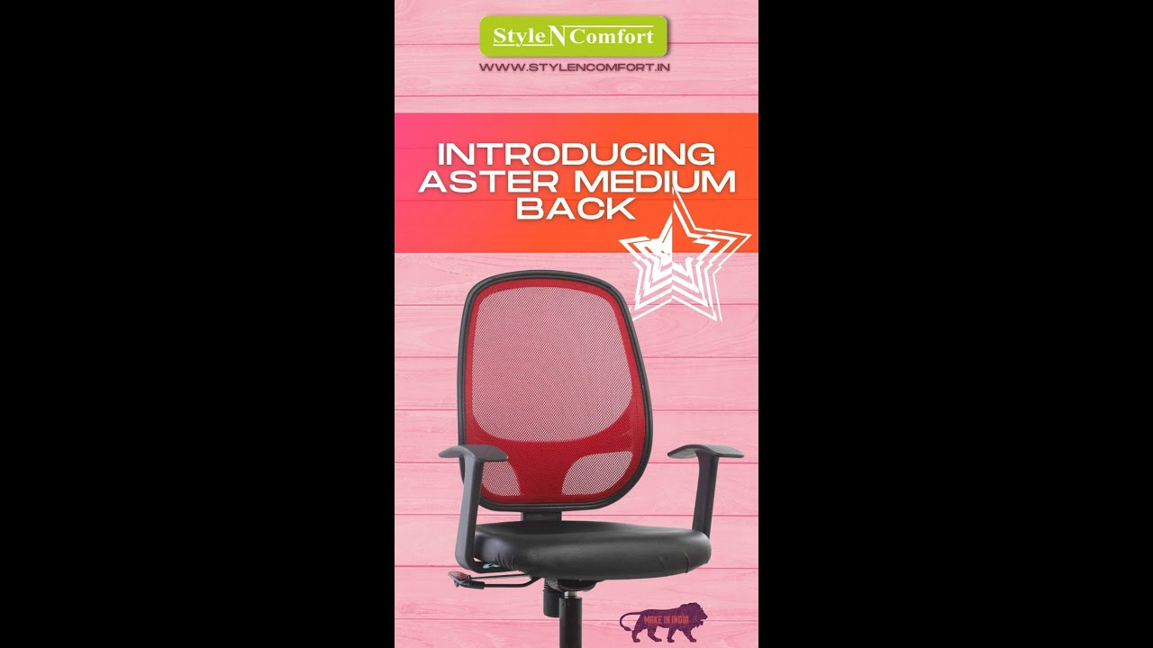 Introducing Aster Medium Back Chair By Style N Comfort #officechair #officedecor #officehairstyles