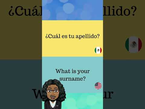 Say your name in spanish.