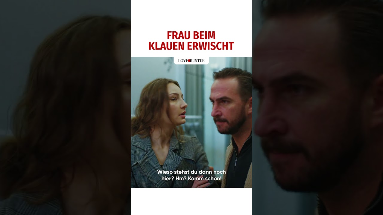 FRAU BEIM KLAUEN ERWISCHT  #lovebuster #shorts