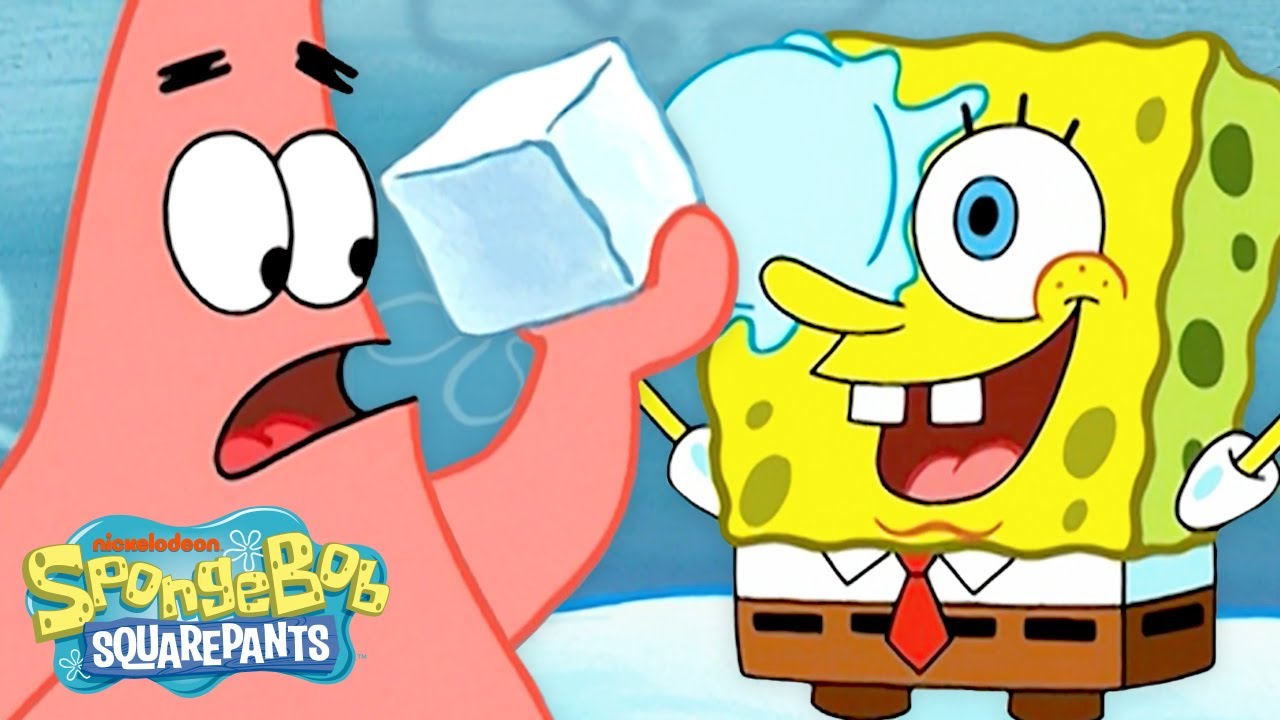 SpongeBob and Patrick Get In A SNOWBALL Fight 💥 | Full Scene | SpongeBob