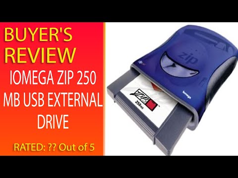 Review Of Iomega Zip 250 Mb Usb External Drive