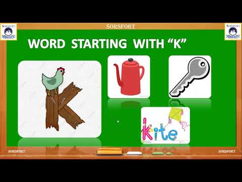 WORD STARTS WITH LETTER J, K, L, M FOR NURSERY