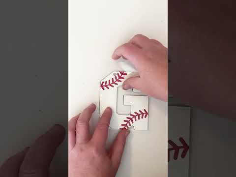 How to Make Baseball Bag Charms with Ribbons ⚾️