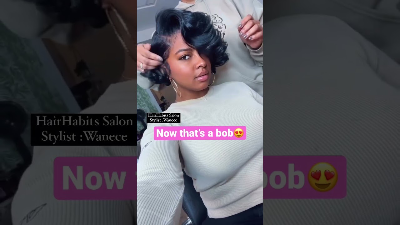 The most beautiful curly bob😍 @hairhabutsalon slayed this bob on @shes.it__👏🏾