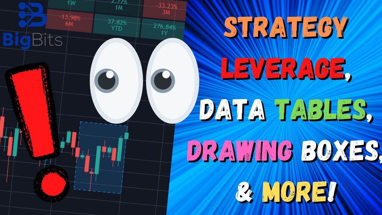 TradingView Leverage / Margin, Data Tables, Drawing Boxes and More - Pine Updates!