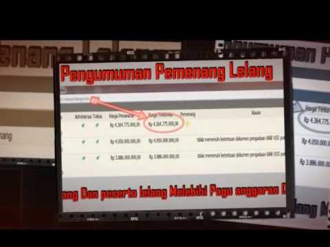 LELANG PROYEK DINAS PU PR KAB. CILACAP DI SOROT