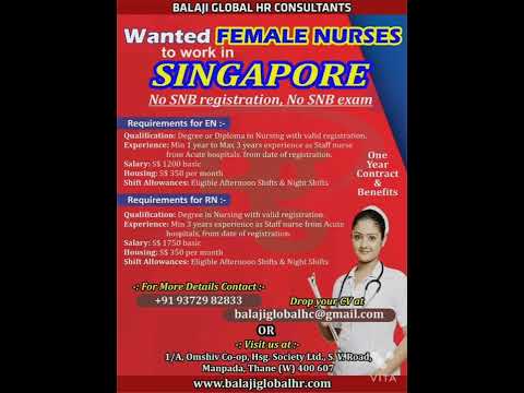 Singapore nurse employment visa