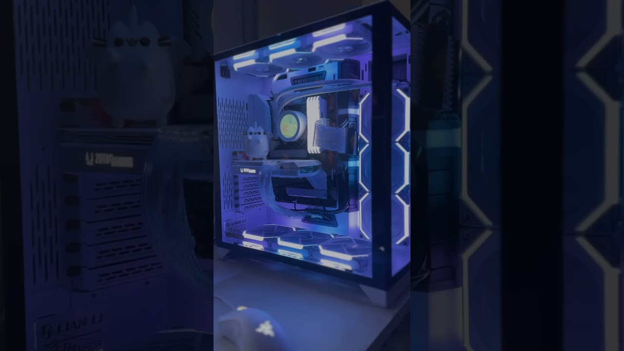 The wallpaper engine is just *chef’s kiss* #shorts #pcbuild #sanrio #cinnamoroll #pcsetup