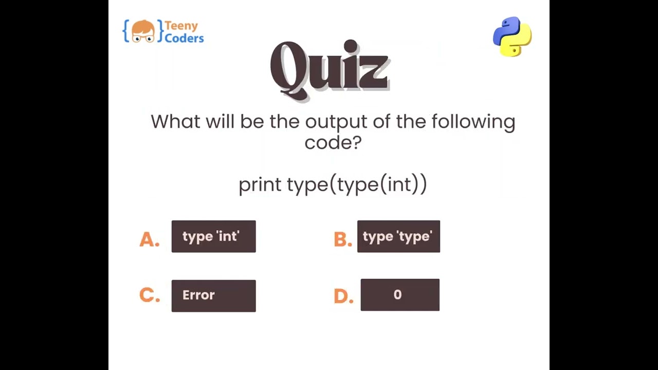 What will be the output of the following Python Code? | Python Quiz #quiz
