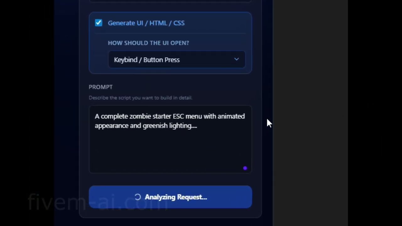 Fivem Ai Script Generator