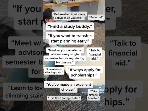 Advice for New Community College Students