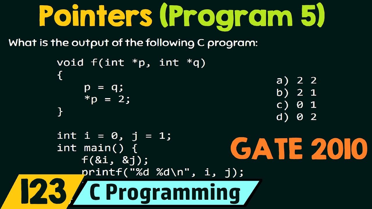 Pointers (Program 5)