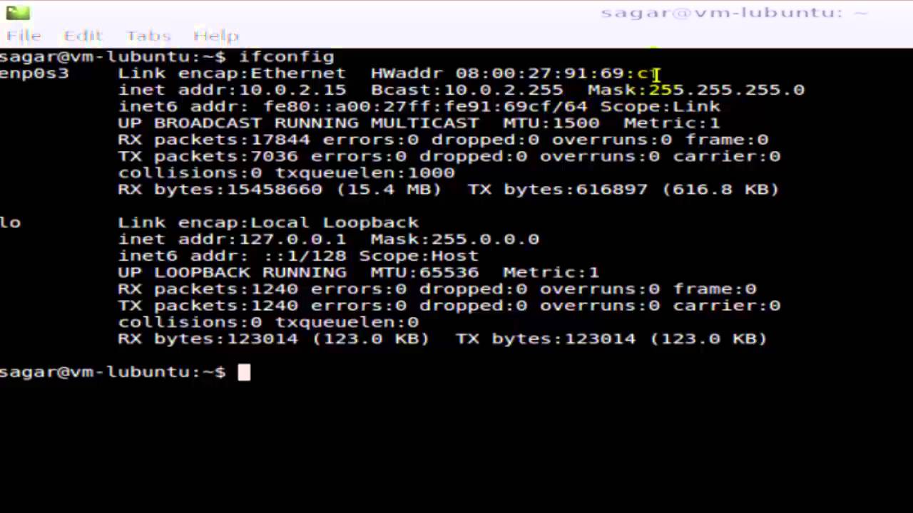 How to find MAC address in Linux Shell terminal