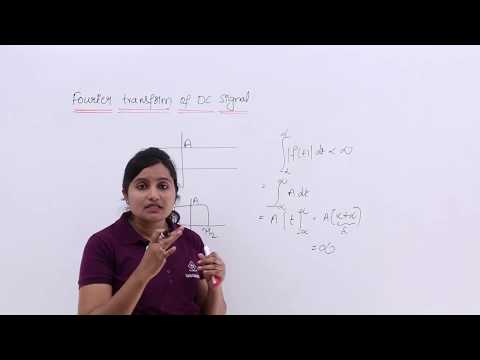 Fourier Transform of DC Signal Video Lecture - Crash Course (English) for Electrical Engineering ...