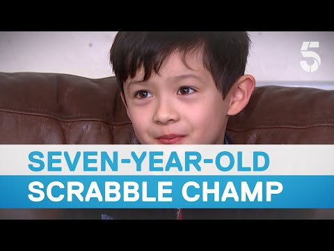 The Scrabble world champion is just 7 years old – 5 News