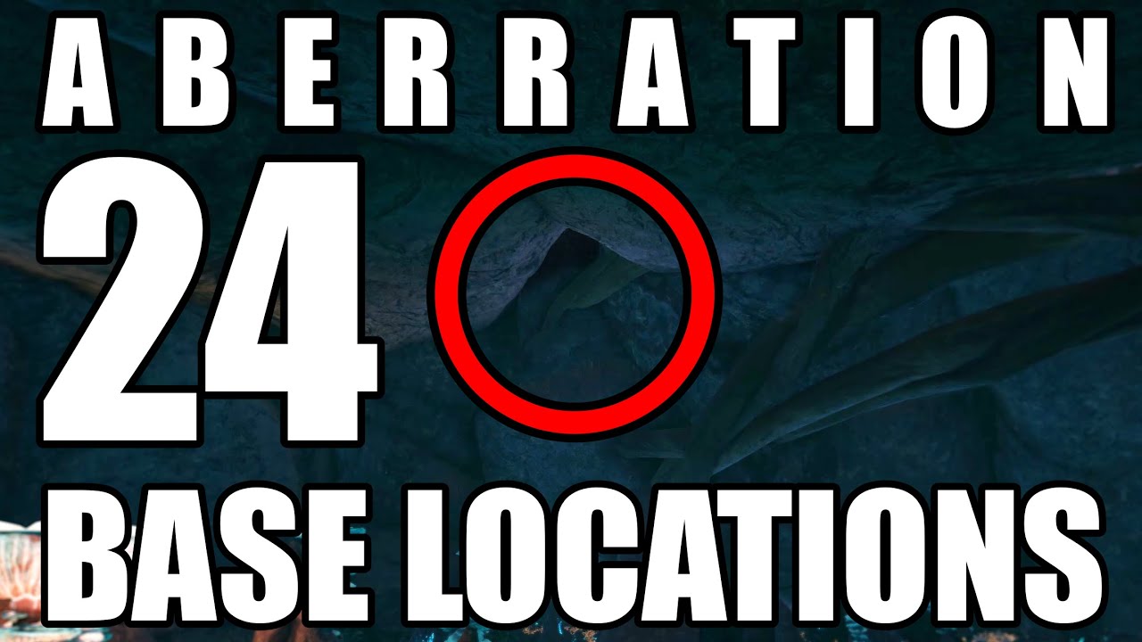 ARK Aberration - 24 base locations... Hidden spots, rat holes and more