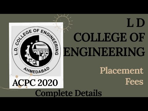 L D College of Engineering: Placement, Packages, Companies, Complete Details