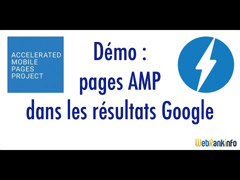 Démo pages AMP dans les résultats Google