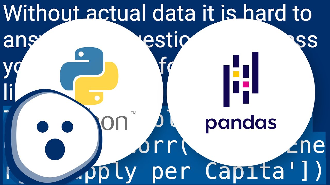 Use .corr to get the correlation between two columns