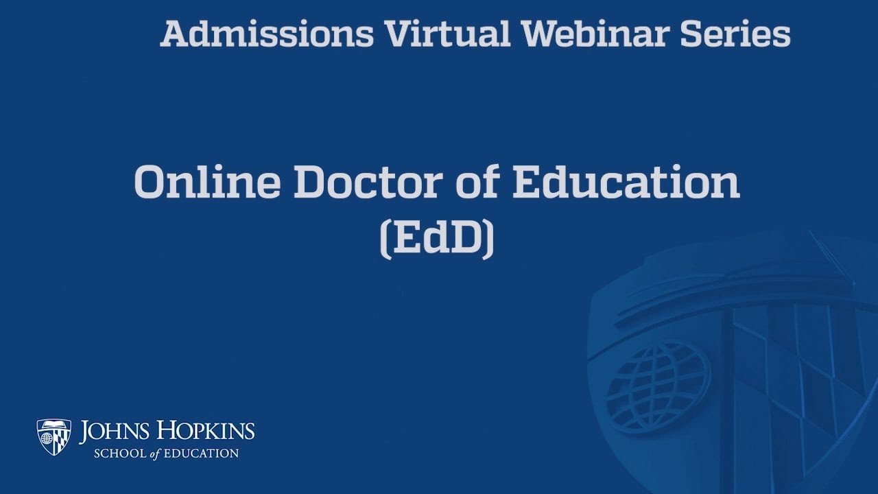 Inside the Johns Hopkins Online EdD: Program Overview & Application Tips | August 2025