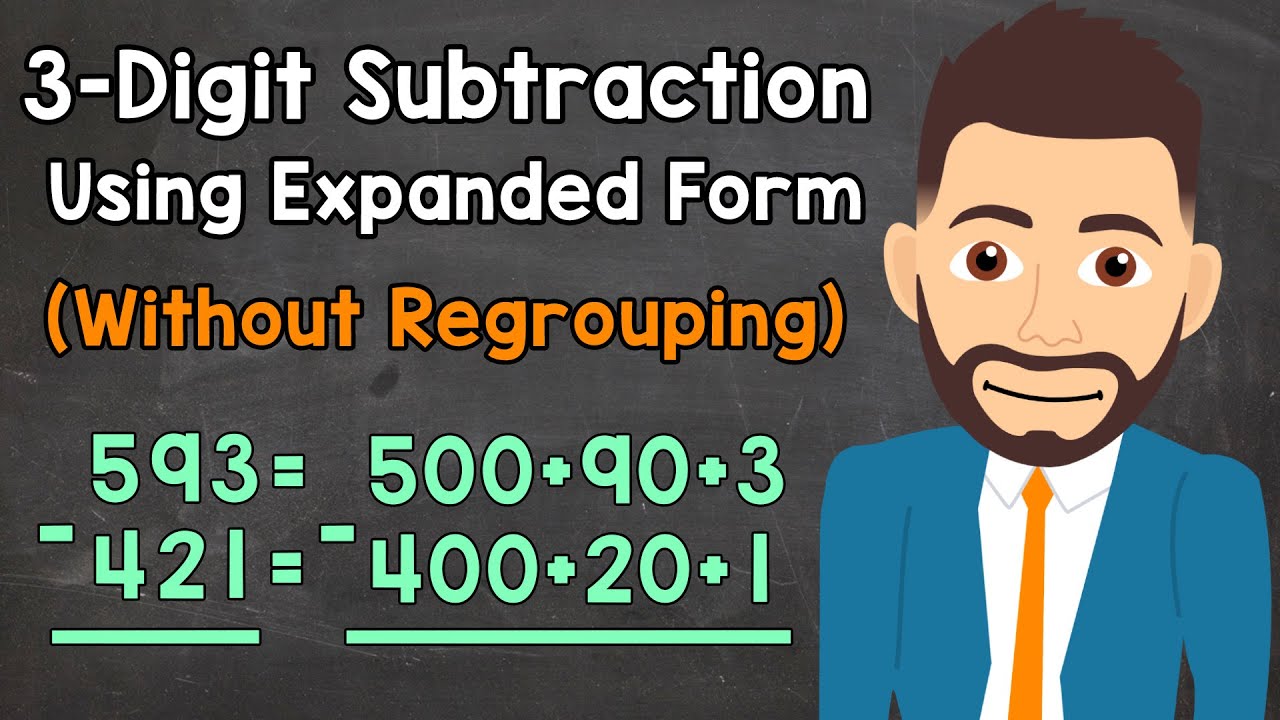 Subtracting 3-Digit Numbers Using Expanded Form (Without Regrouping) | Elementary Math with Mr. J